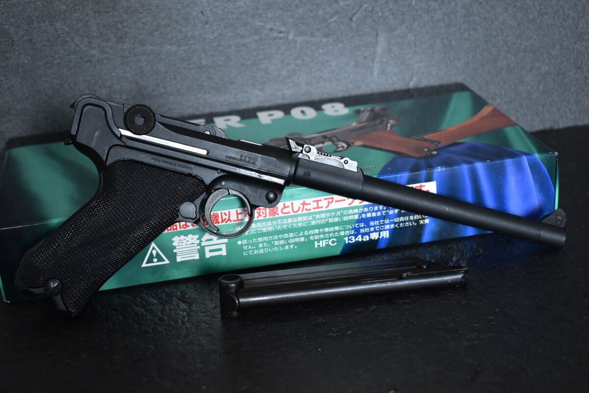 Yahoo!オークション - タナカ ルガー P08 8 インチ HW ガスブローバッ...