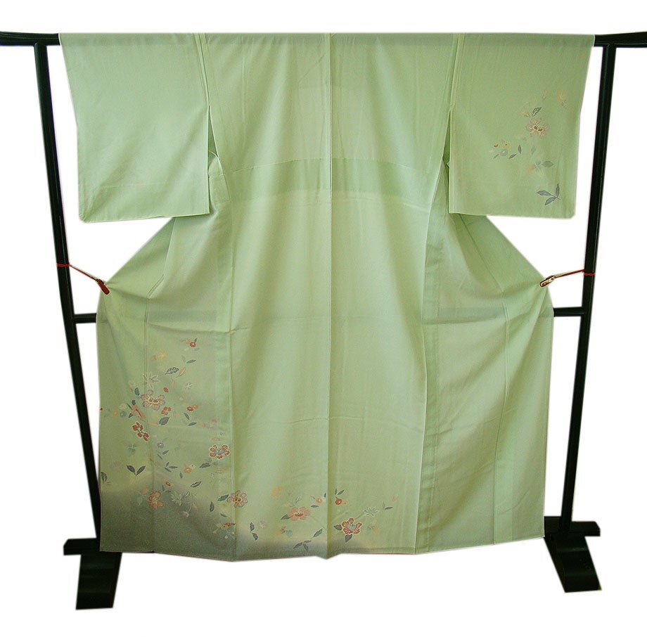 Yahoo!オークション - 時代屋 裄66.3cm 夏物 駒絽 3本絽 本加工染 ...