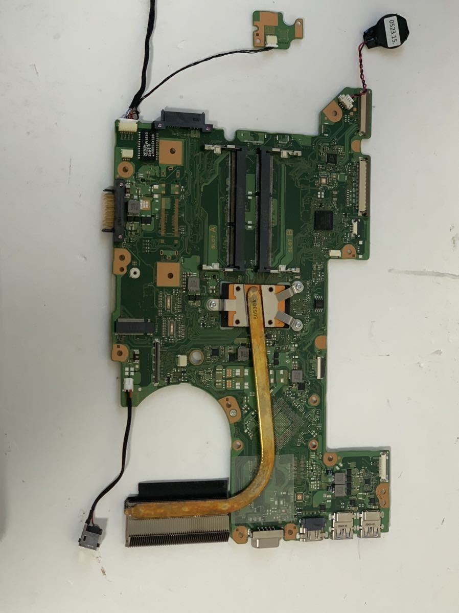 Yahoo!オークション - 9027 東芝 Satellite B65/DNマザーボード/CPU Co...