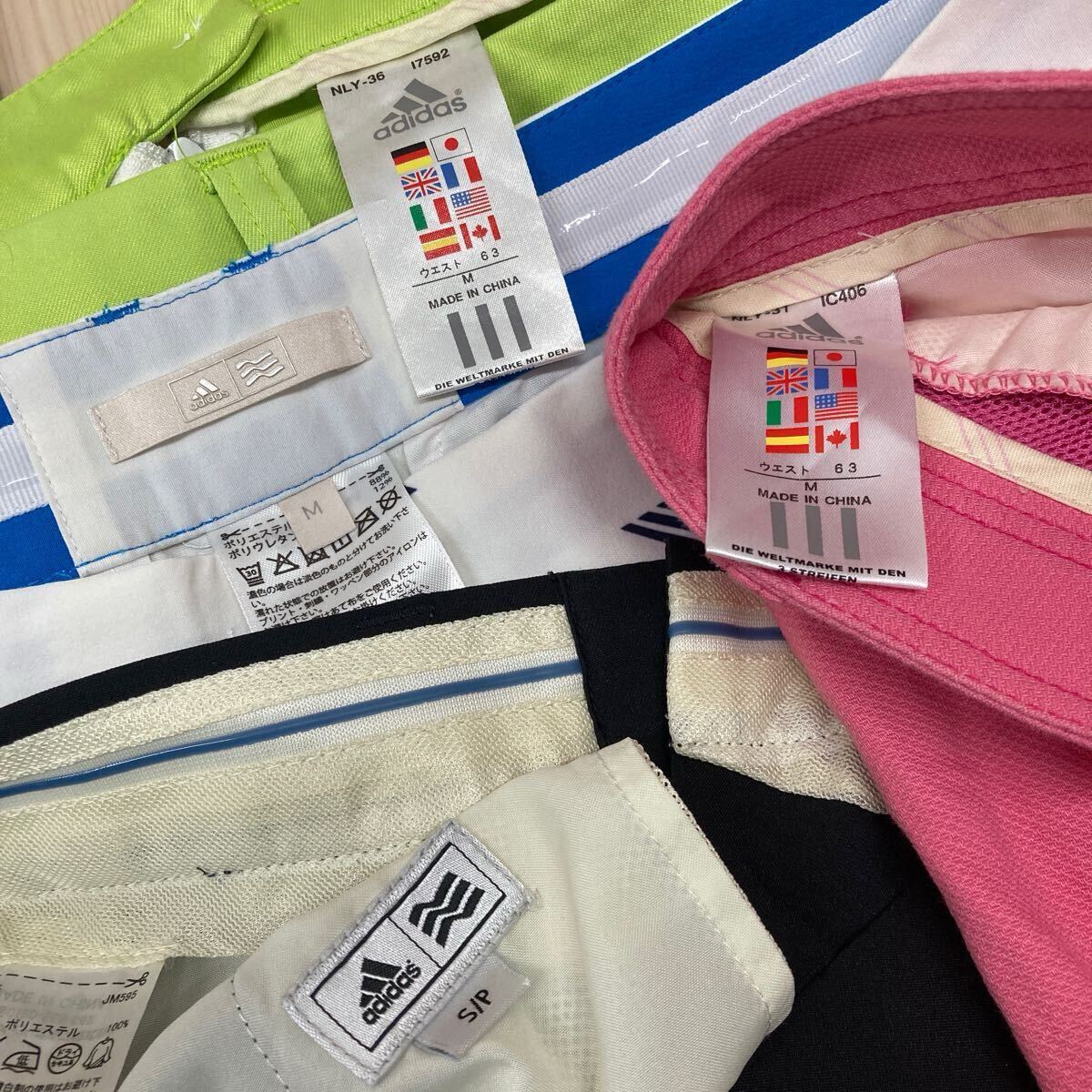 Yahoo!オークション - N58 3P-250507-23 adidas アディダス ゴルフウェ...