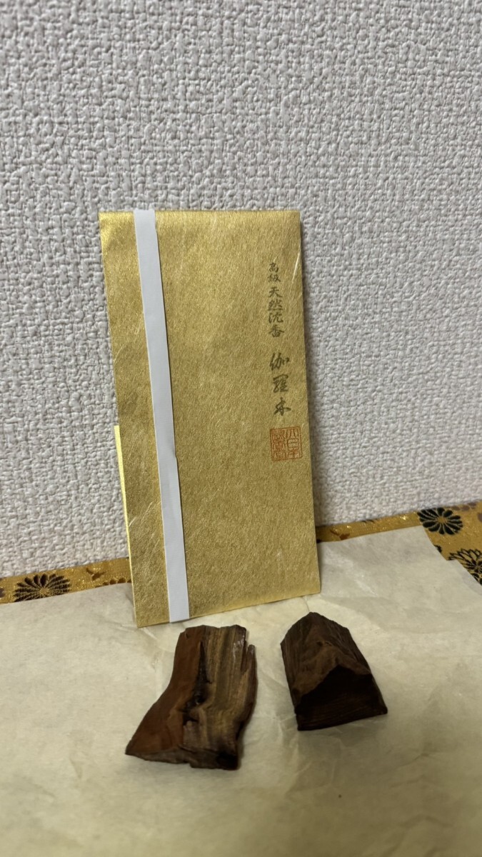 Yahoo!オークション - 高級天然沈香（伽羅木）落款印 41g 伽羅 沈香 香...