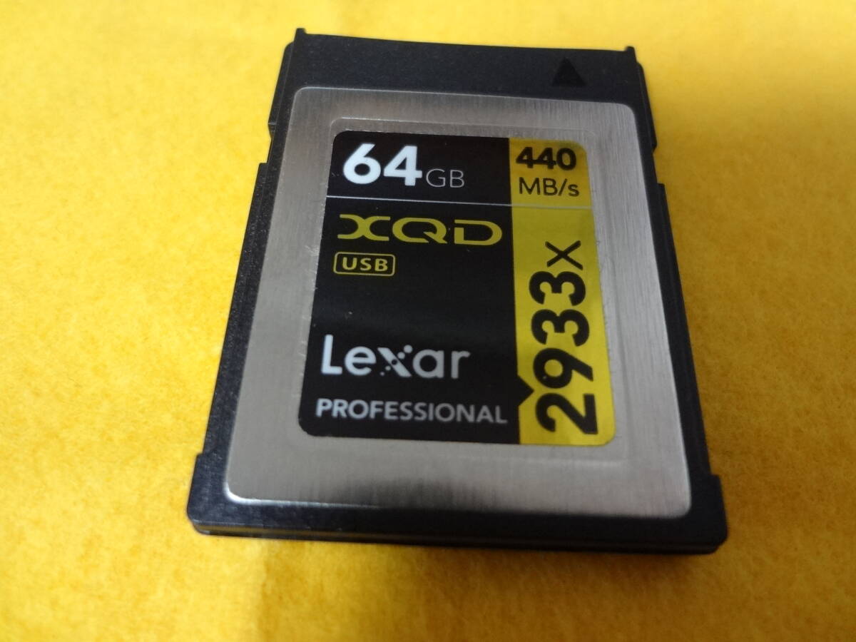 Yahoo!オークション - Lexer XQDカード 64Gb 440MB/s Used品 使用僅少...