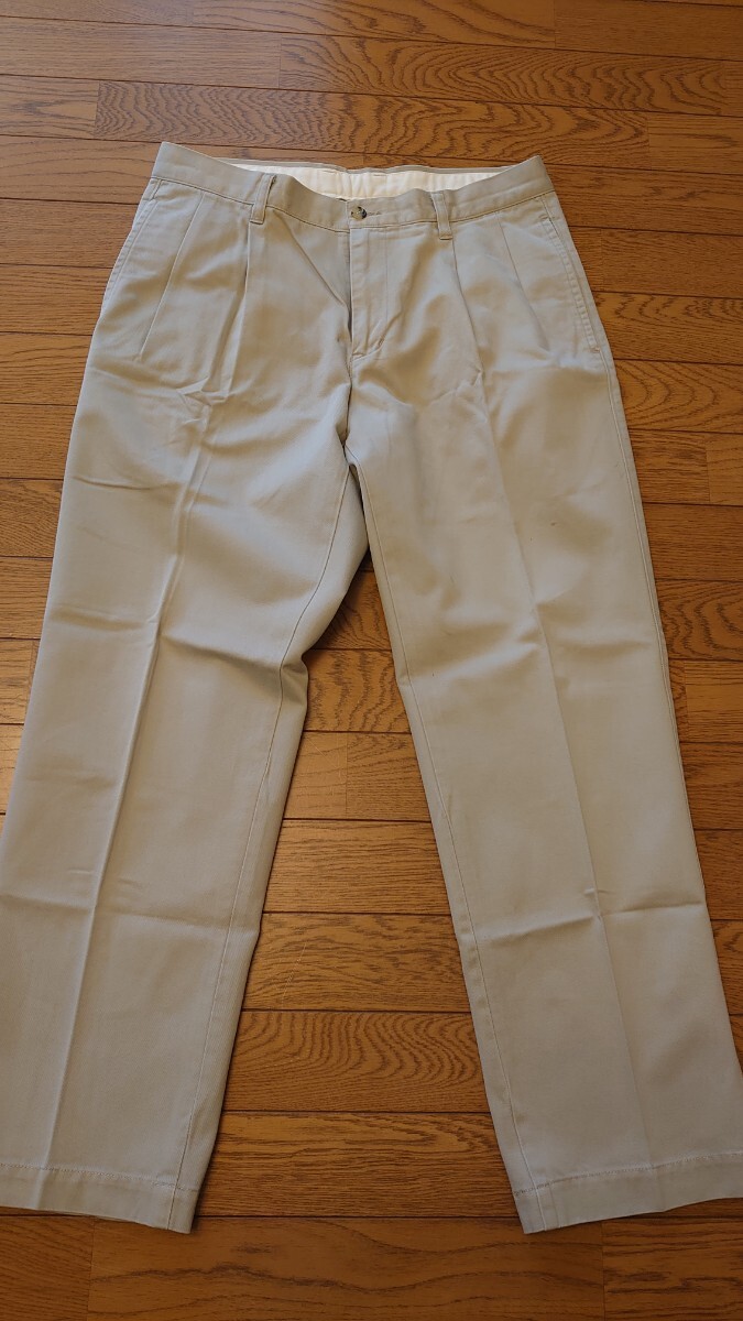Yahoo!オークション - ユニクロ チノパン w82 L スラックス ベージュ
