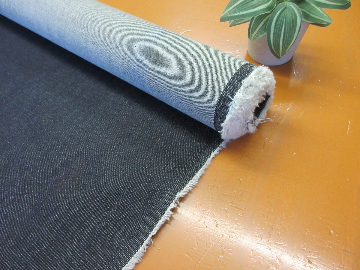 Yahoo!オークション - SD3-1 綿／PU混ストレッチデニム生地 長さ3.1m／...