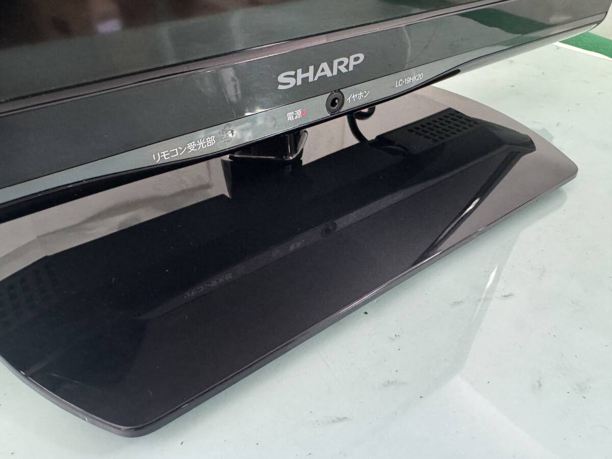 Yahoo!オークション - F581 シャープ AQUOS 19型 LED 液晶テレビ 2...