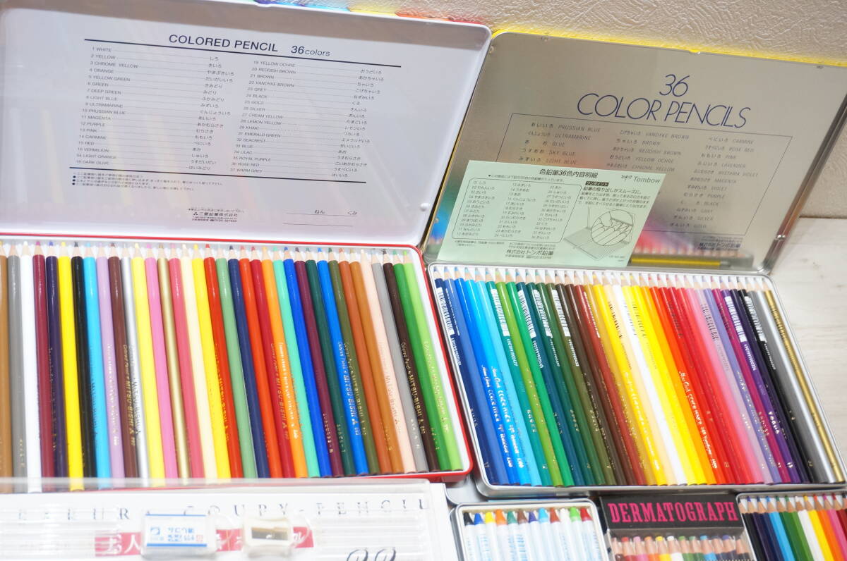 Yahoo!オークション - 【N33-1.O】大量 約23点 まとめ売り 色鉛筆/クー...