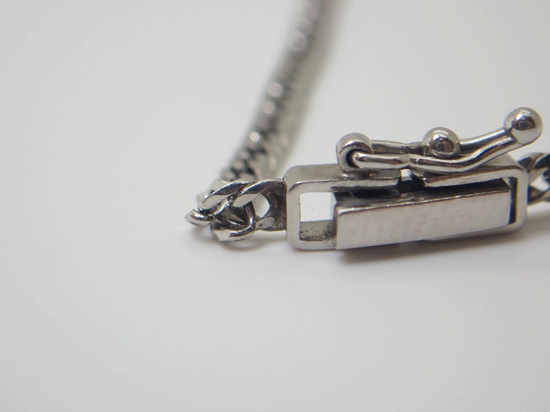 Yahoo!オークション - Pt850 プラチナ ネックレス 喜平 キヘイ W6面 実...