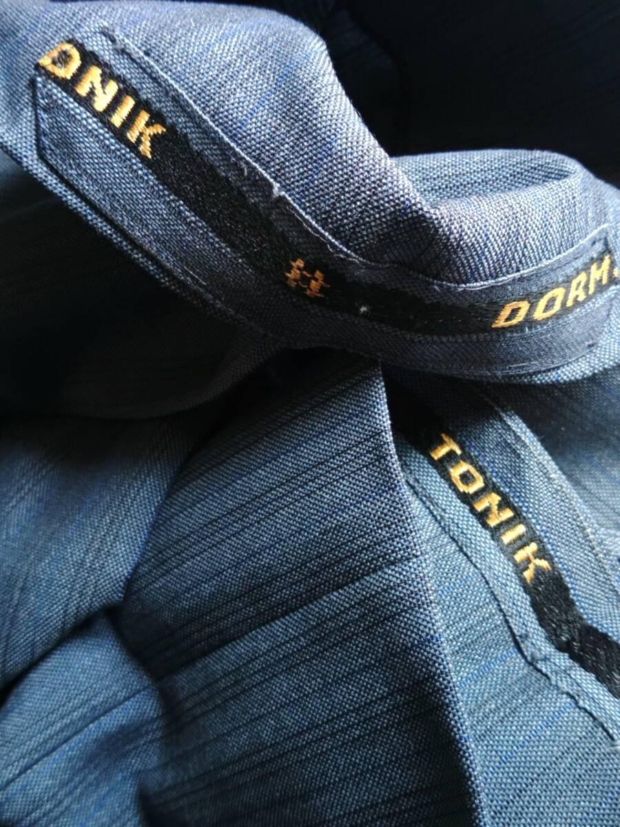 Yahoo!オークション - 70s ビンテージ DORMEUIL TONIK 玉虫 ストライプ...