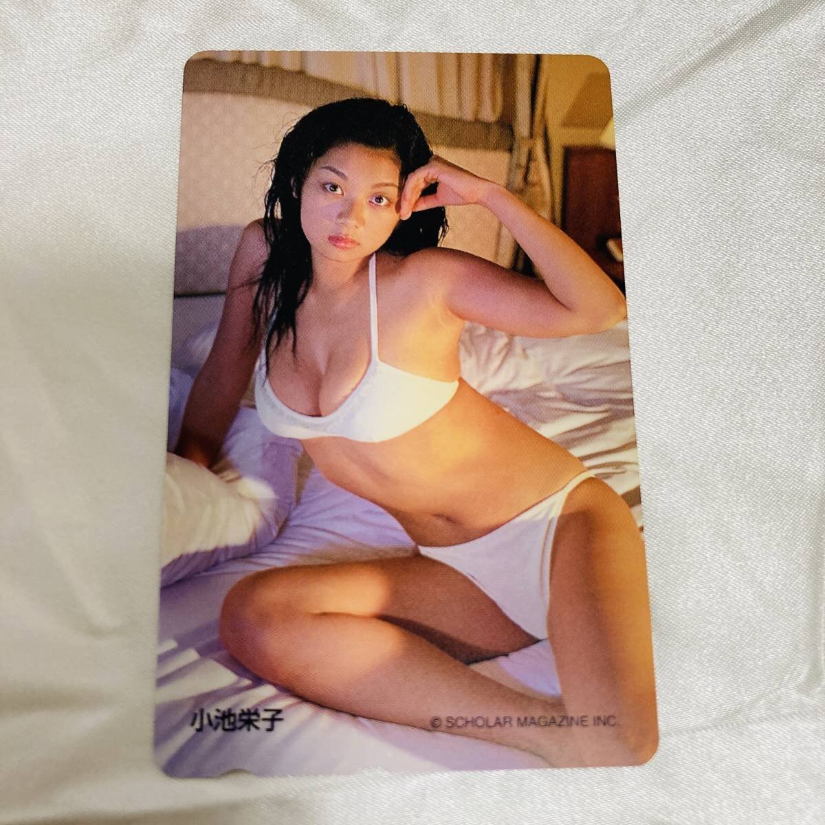 Yahoo!オークション - SK【未使用】 小池栄子 【テレカ】 スコラ SCHOL...