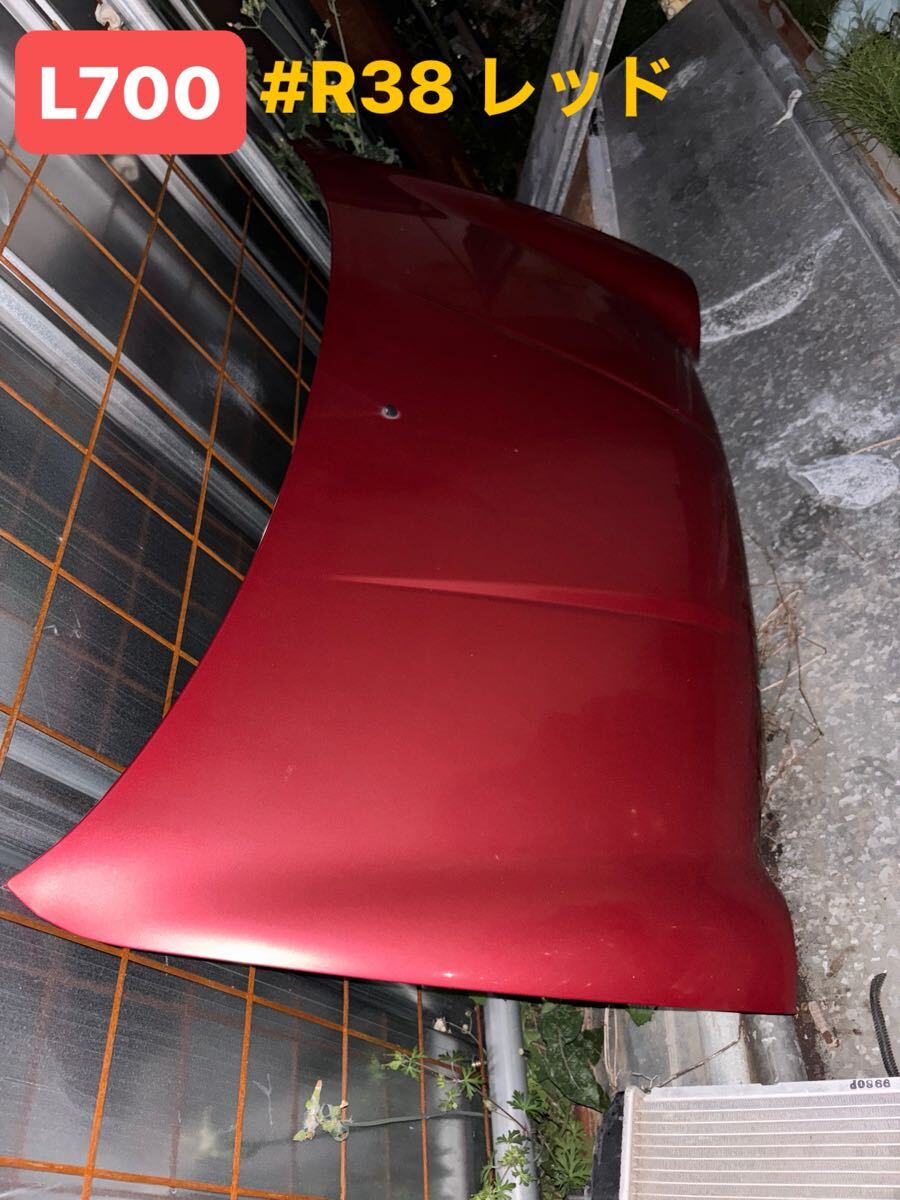 Yahoo!オークション - L700 ミラジーノ ボンネットフード #R38 レッド ...