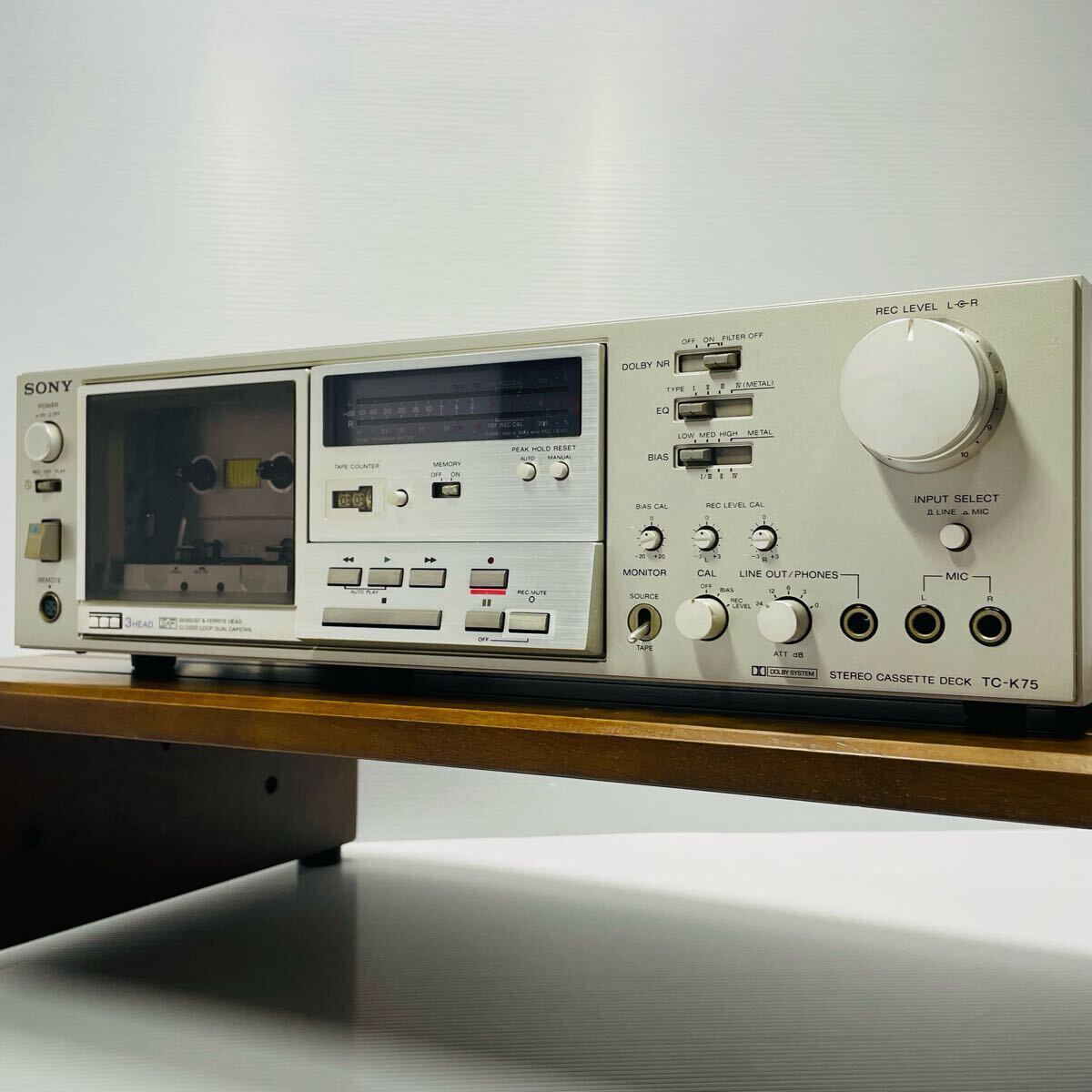 Yahoo!オークション - SONY TC-K75 3ヘッド ステレオ カセットデッキ ...