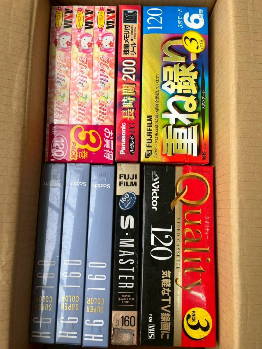 Yahoo!オークション - S3K48 未使用 VHS ビデオテープ 14本セット Vict...