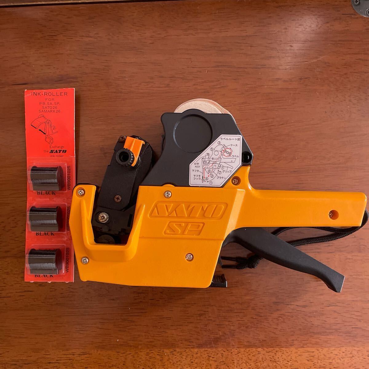 Yahoo!オークション - 中古 SATO ハンドラベラー SP 6L-1インキローラ...