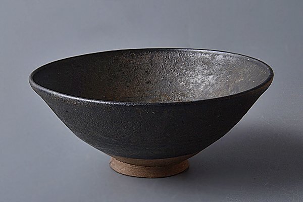 Yahoo!オークション - t-u702【和み】茶道具 宋時代 黒釉灰被天目茶碗 ...