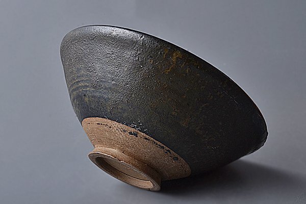 Yahoo!オークション - t-u702【和み】茶道具 宋時代 黒釉灰被天目茶碗 ...