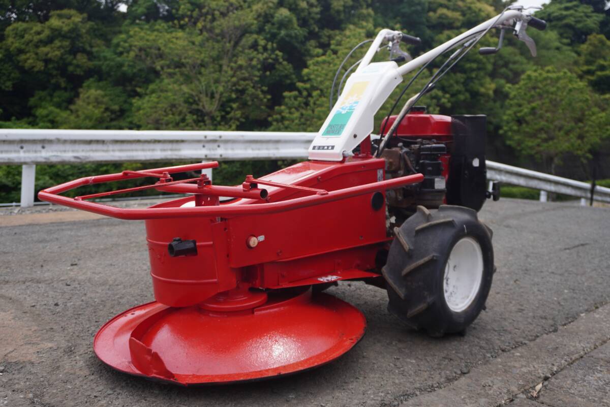 Yahoo!オークション - オーレック BM90 共立 牧草モーア 草刈機 走行型...