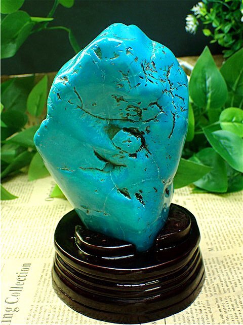 Yahoo!オークション - 約 1700g 超綺麗ターコイズ（トルコ石）原石183J...