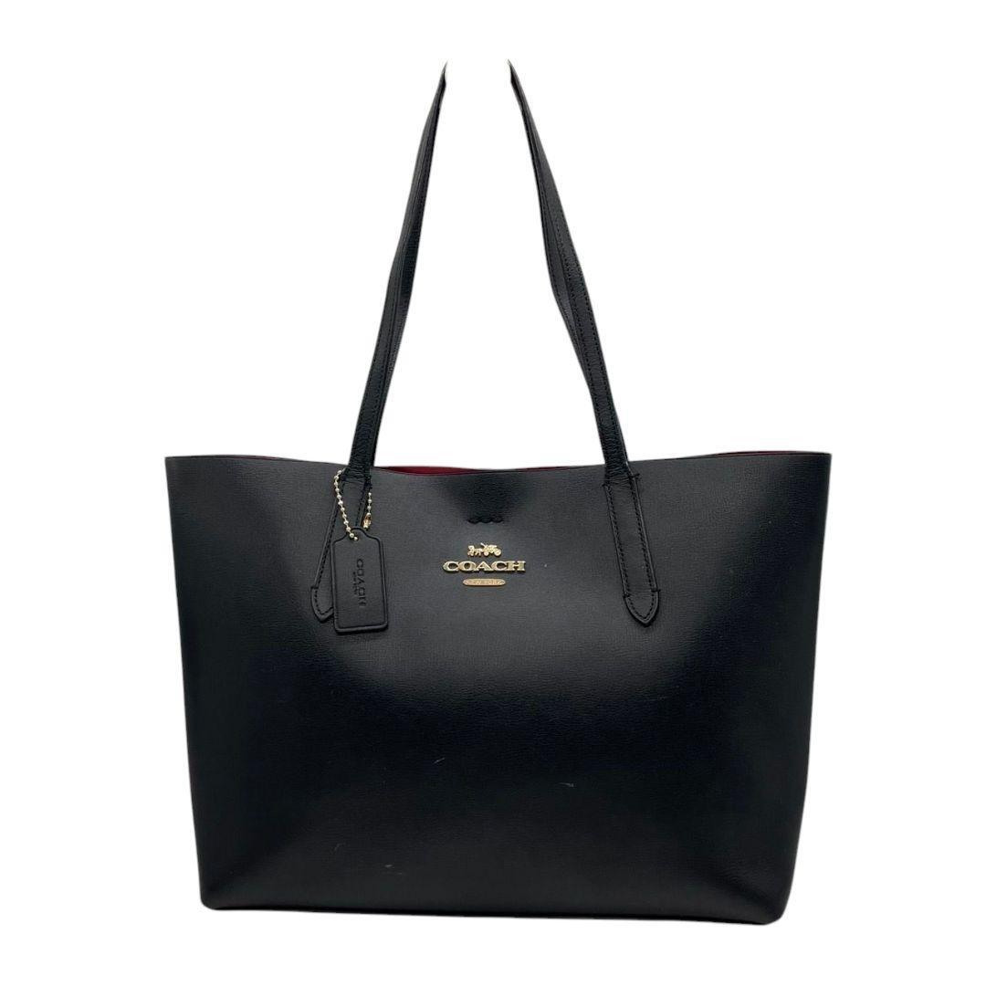 Yahoo!オークション - コーチ トートバッグ 黒 A4収納 ビジネストート ...