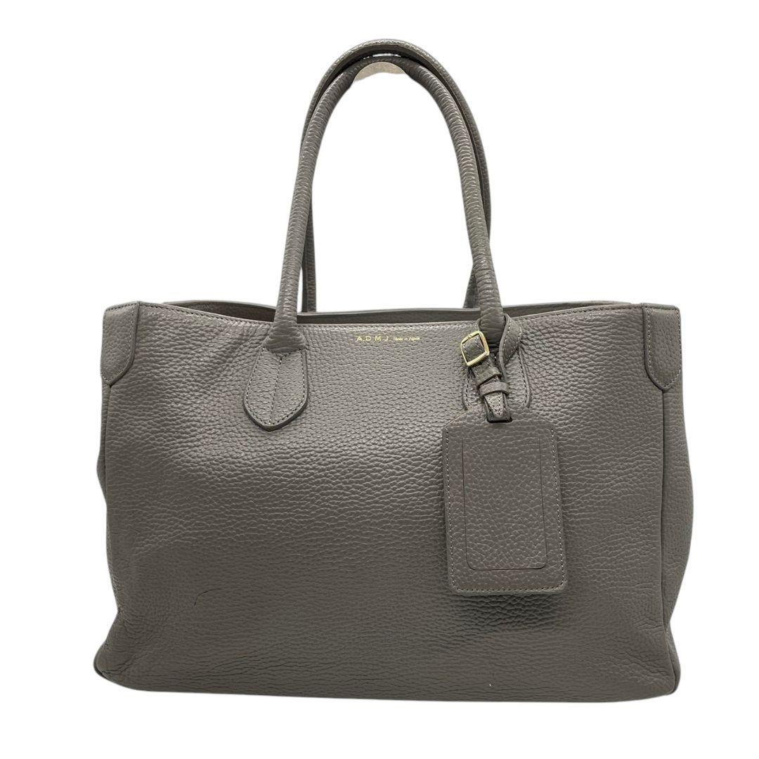 Yahoo!オークション - 1円 美品 ADMJ ハンドバッグ トートバッグ レザ...