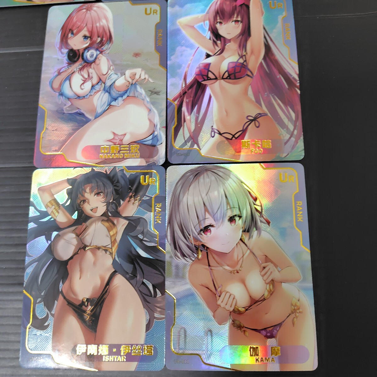 Yahoo!オークション - 【格安スタート】ACG 美少女 水着 UR キラカード...