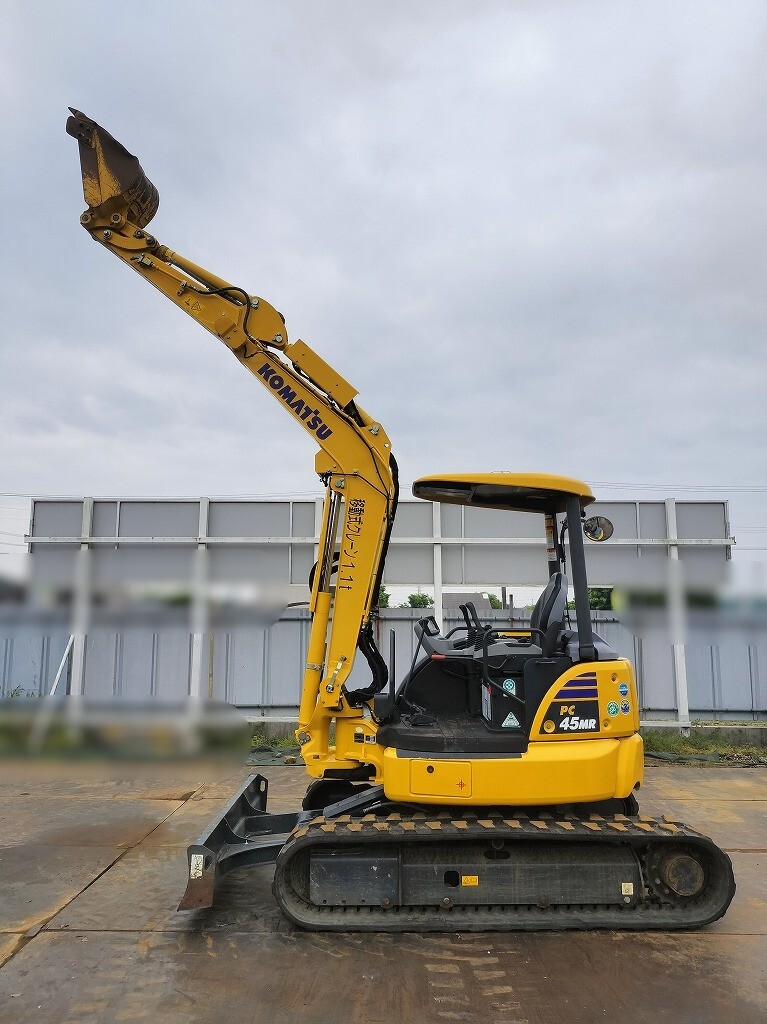 Yahoo!オークション - コマツ PC45MR-5 油圧ショベル 2020年製 良好 稼...