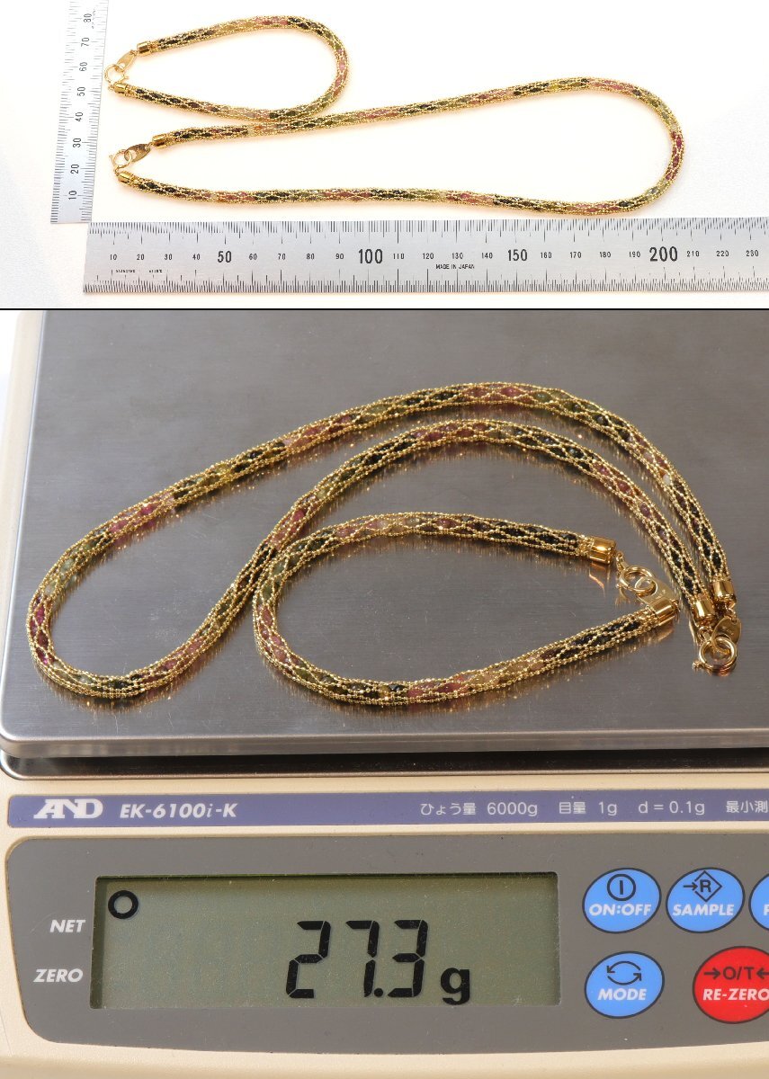 Yahoo!オークション - おたからや K18刻印ジュエリー2点《約27.3g》ト...