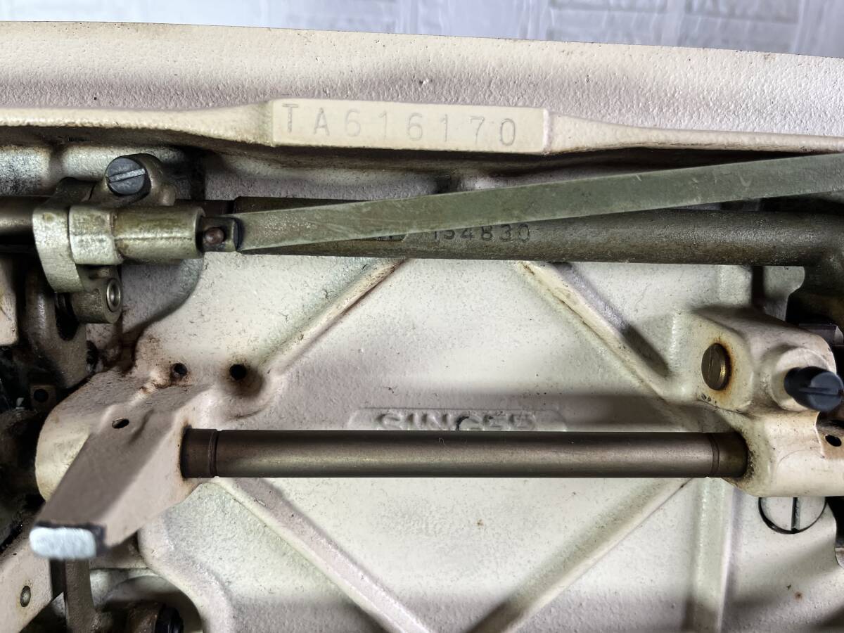 Yahoo!オークション - シンガー ミシン 本体 アンティーク TA616170 05...