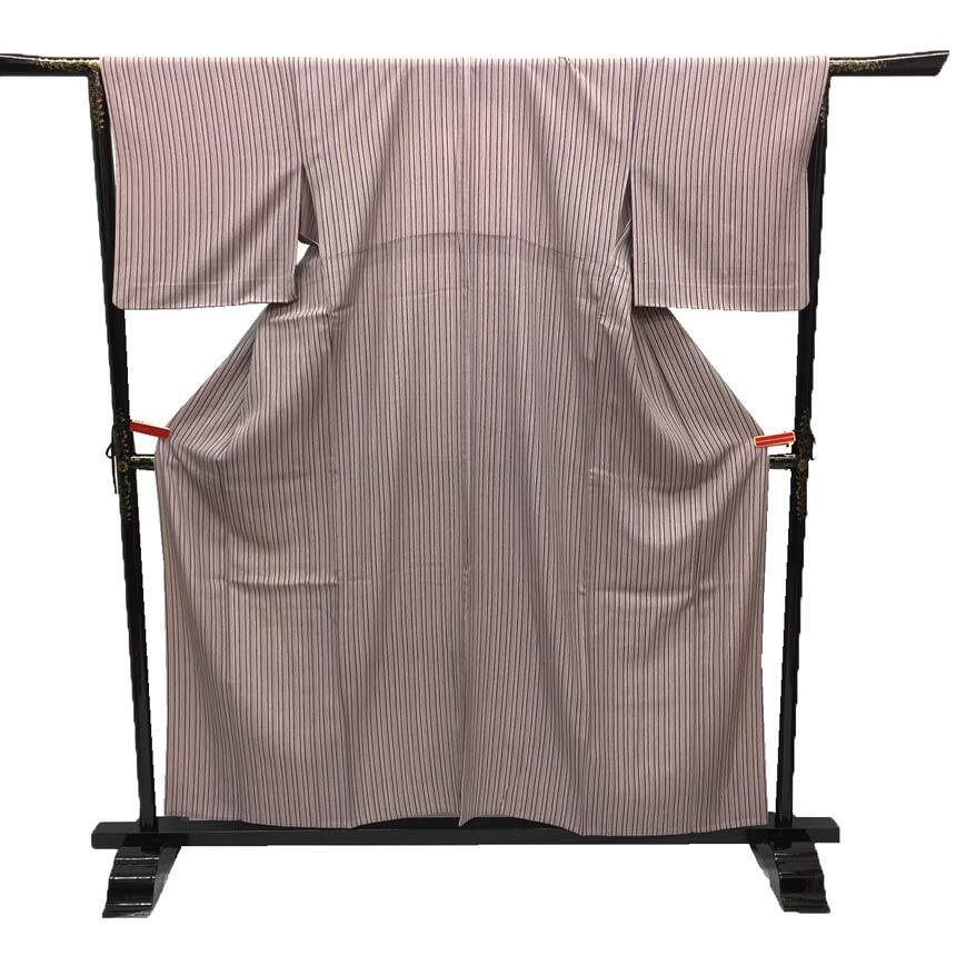 Yahoo!オークション - 京やH129 小紋 特選単衣着物 正絹 単衣の時期の...