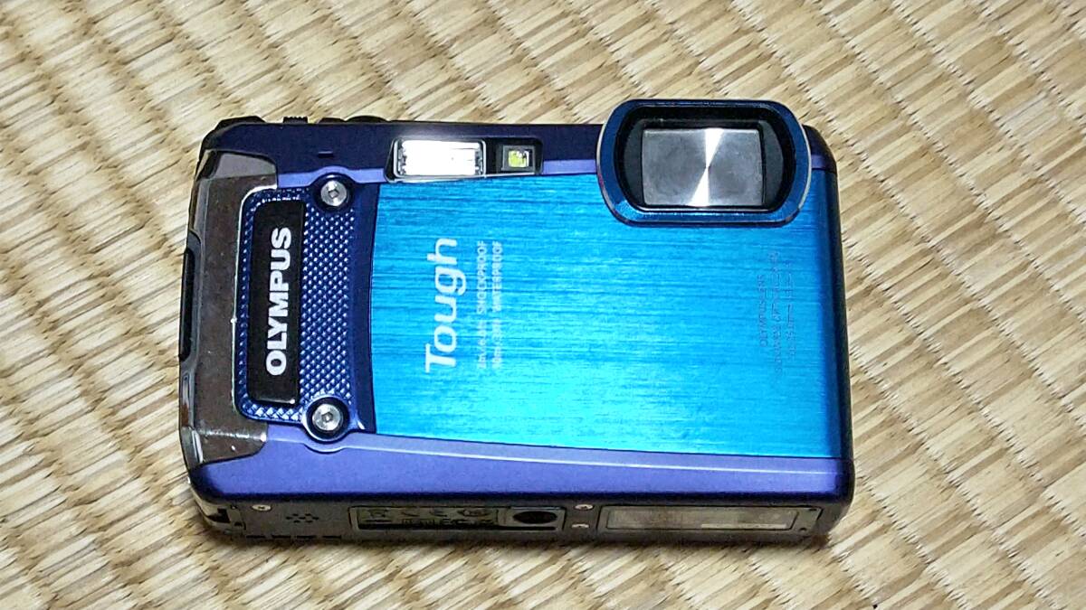 Yahoo!オークション - オリンパス OLYMPUS TG-820 ブルー コンパクトデ...