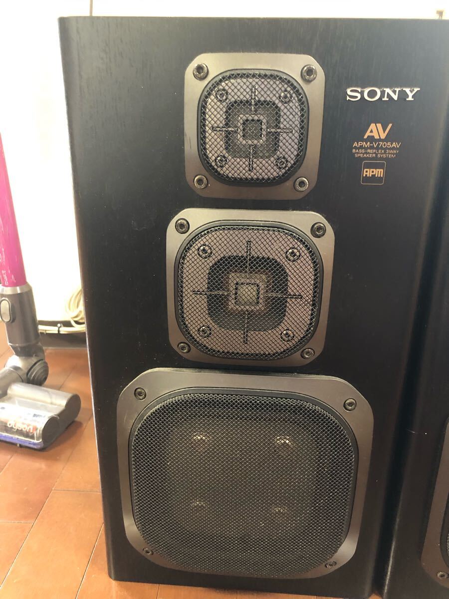 Yahoo!オークション - SONY 3WAY スピーカー ペア APM-V705AV ジャンク...