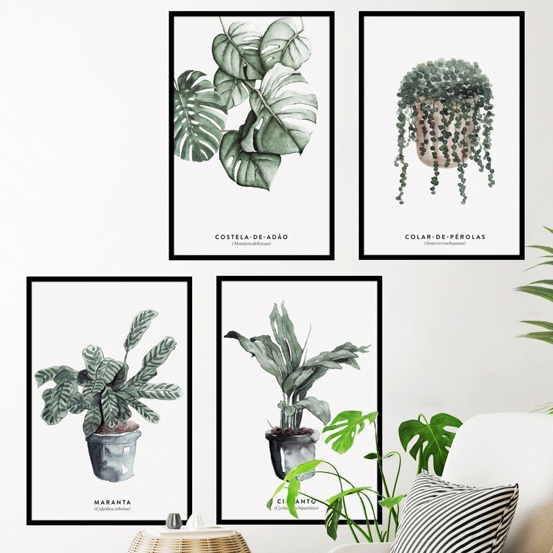 Yahoo!オークション - Cafeタイプ 絵画風 C152 葉っぱ リーフ ウォール...