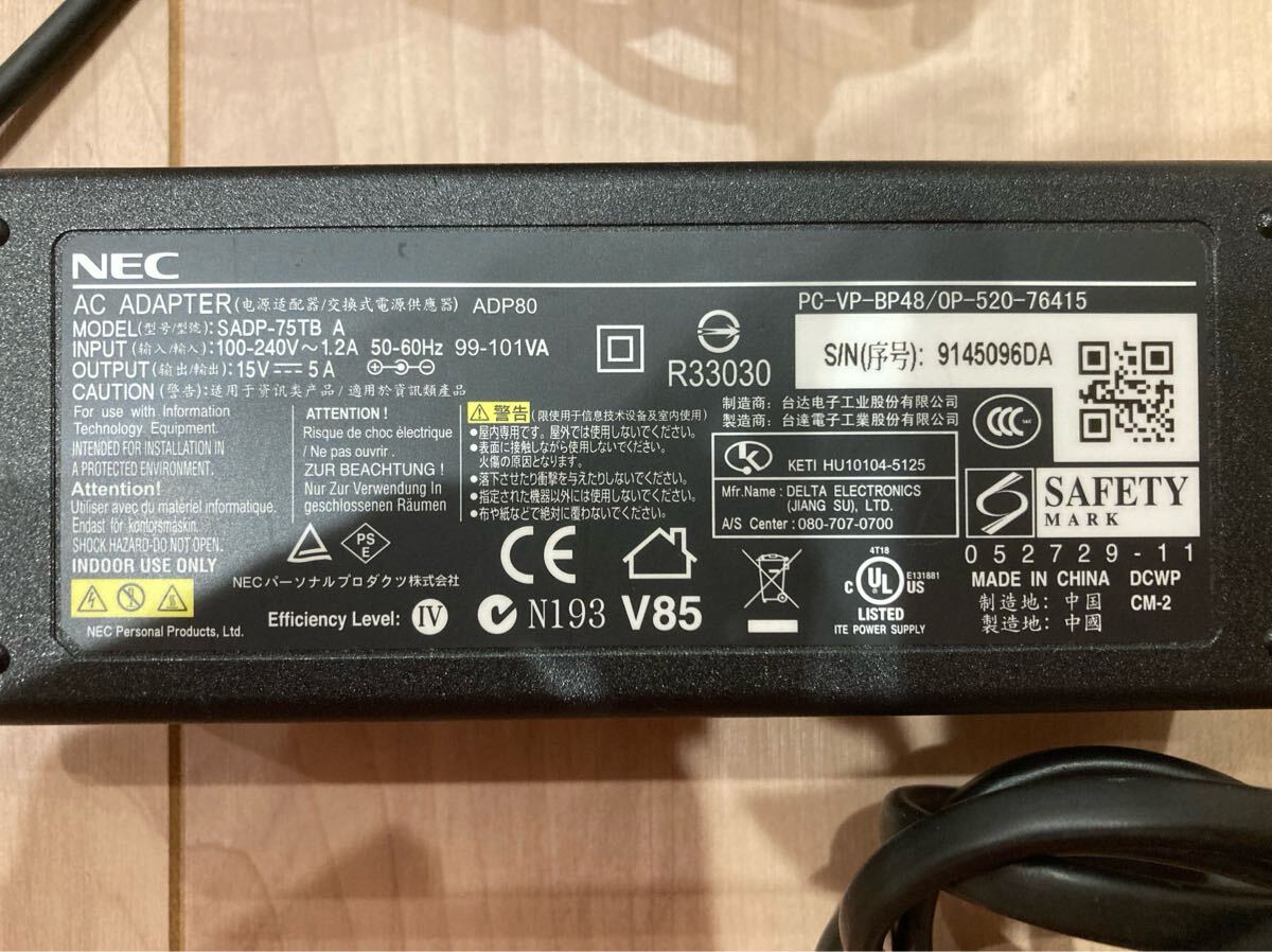 Yahoo!オークション - NEC ACアダプター ADP80