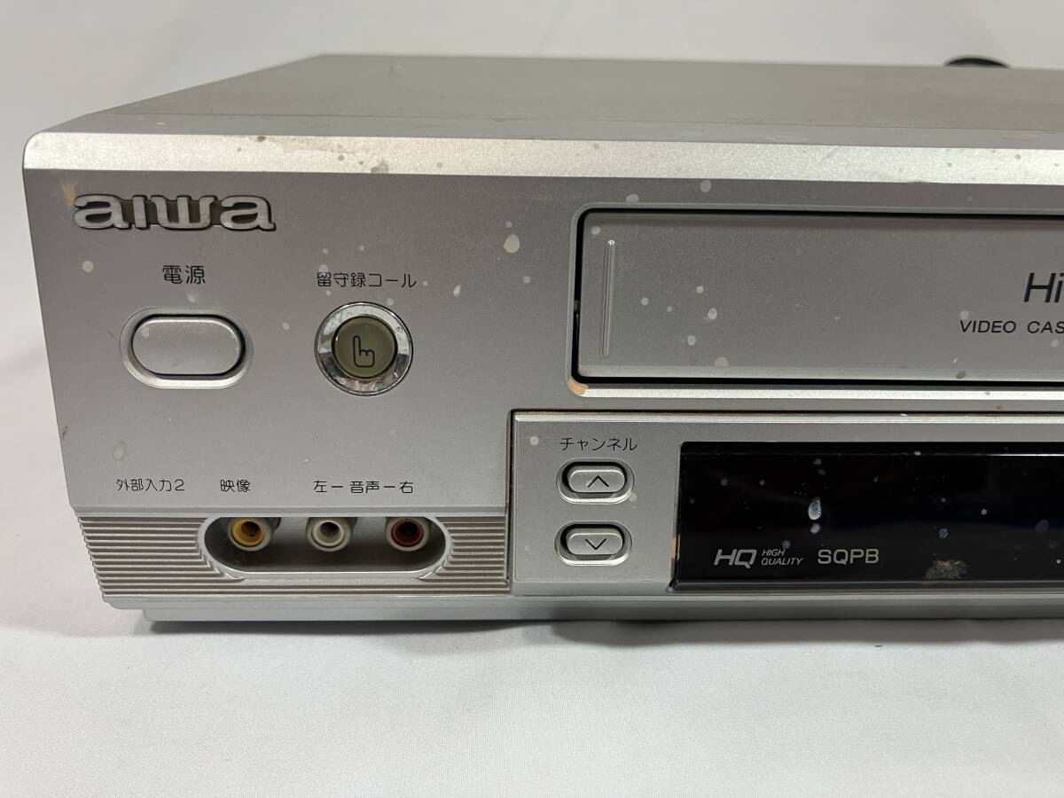 Yahoo!オークション - 【E-41】aiwa ステレオビデオカセットレコーダー...