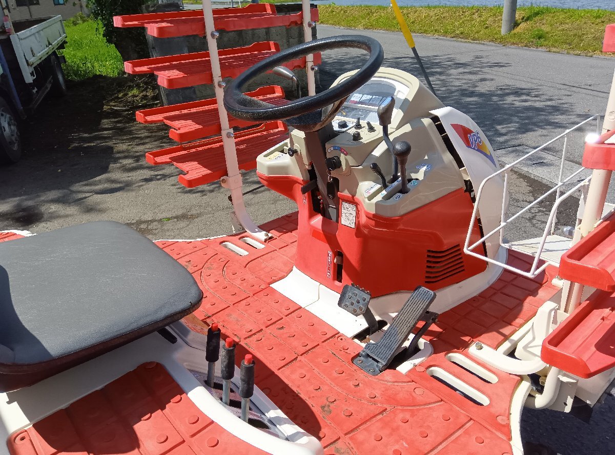 Yahoo!オークション - （宮城）ヤンマー 田植え機 VP6 6条植え 498.2時...