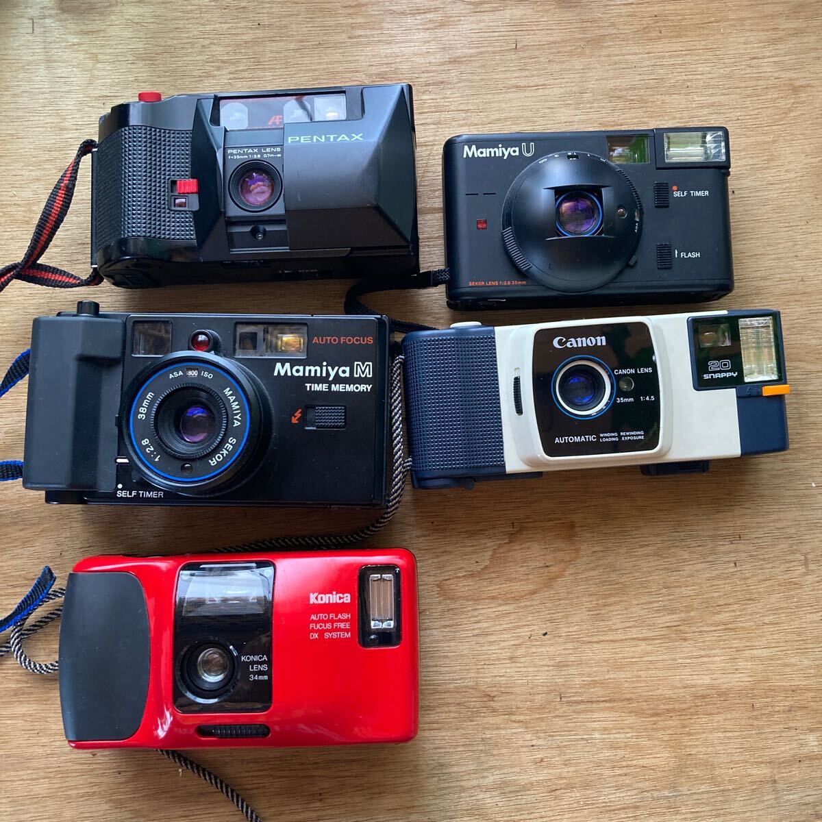 動作未確認ジャンクカメラ5台まとめて PENTAX Konica mamiya Canon(コンパクトカメラ)｜売買されたオークション情報、yahooの商品情報をアーカイブ公開 ...