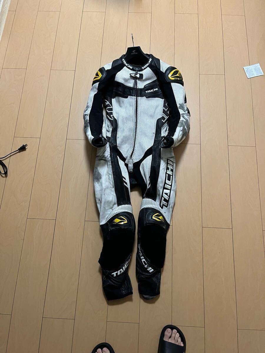 Yahoo!オークション - RSタイチ レーシングスーツ 革ツナギ Mサイズ MF...