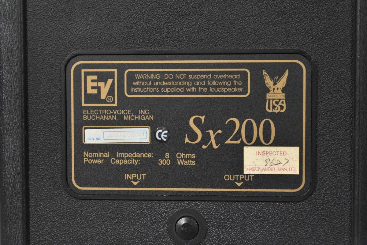 Yahoo!オークション - 【C】EV SX200 エレクトロボイス スピーカーペア...