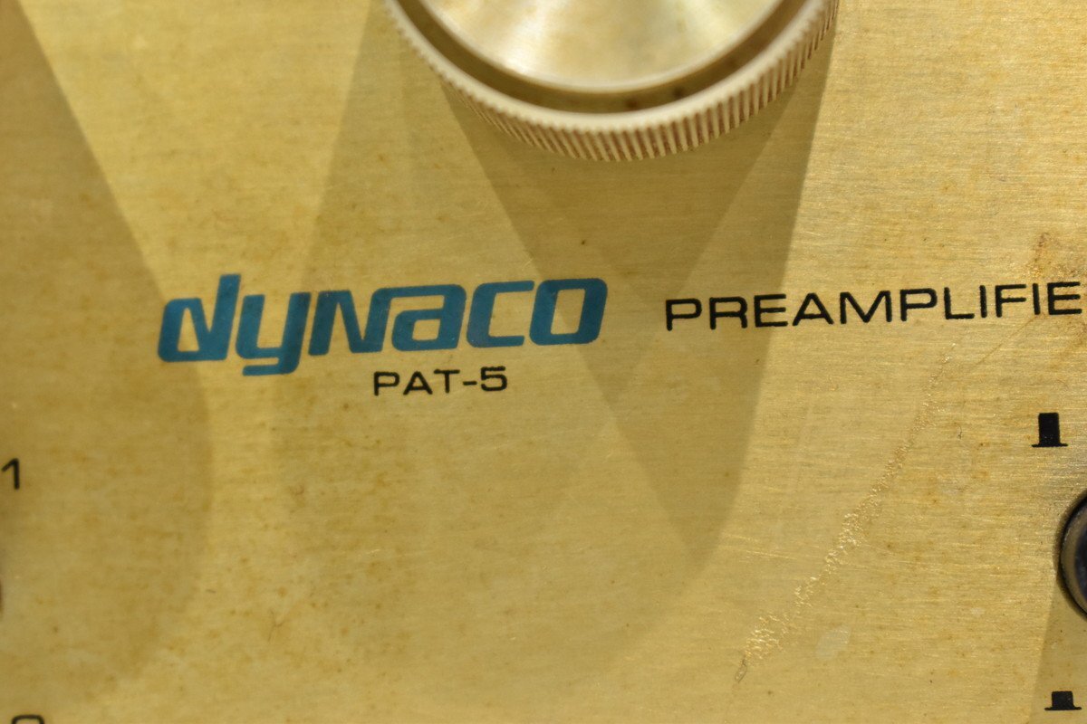 Yahoo!オークション - 【J】DYNACO PAT-5 プリアンプ ダイナコ 3053442