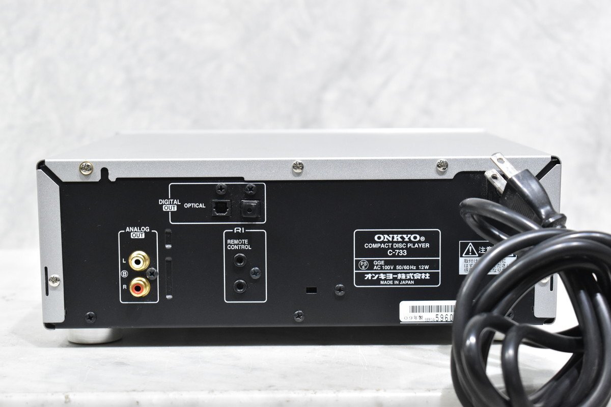 Yahoo!オークション - 【G】ONKYO C-733 CDプレーヤー オンキョー 3060...