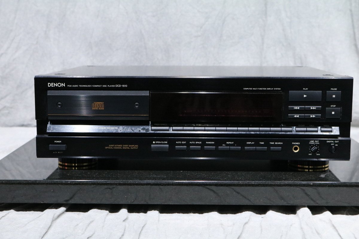 Yahoo!オークション - 【D】DENON DCD-1610 CDプレーヤー デノン 30566...