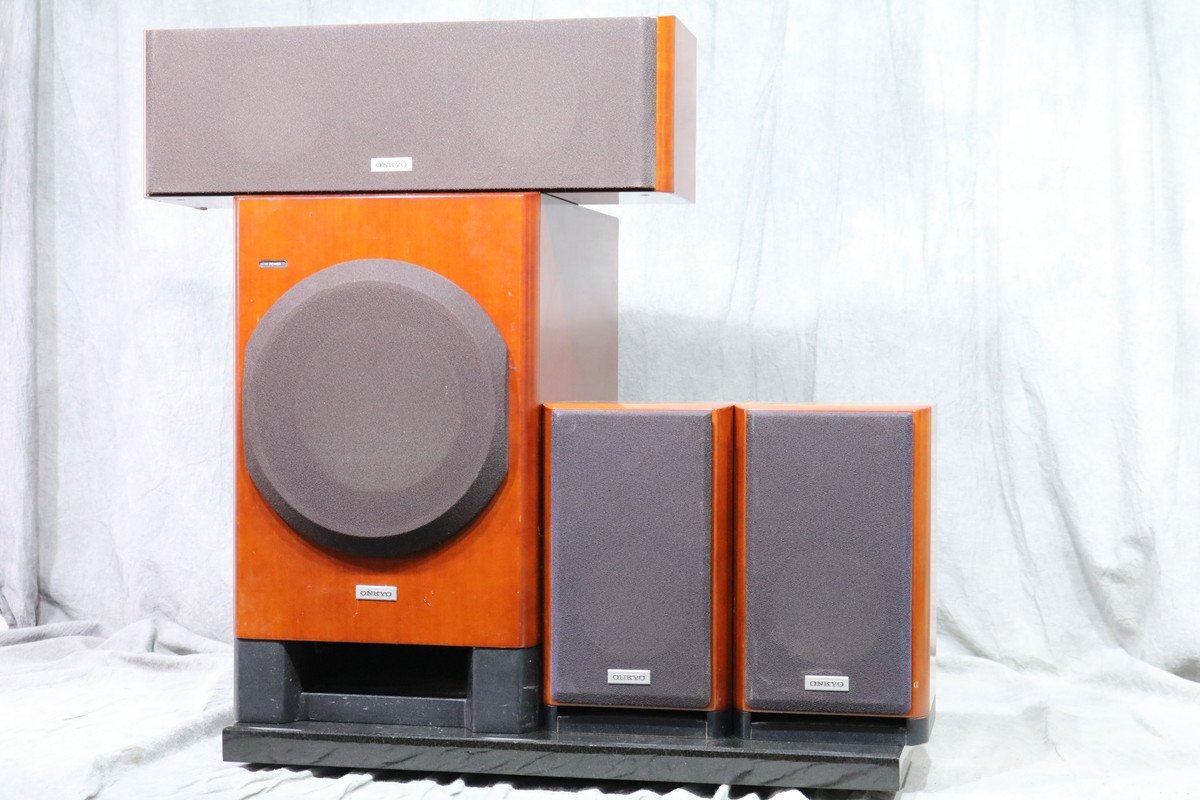 Yahoo!オークション - 【G】ONKYO D-508C/SL-D500/D-508M スピーカーセ...