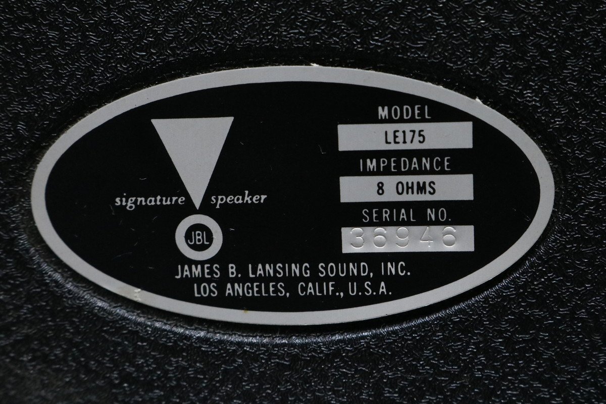 Yahoo!オークション - 【C】JBL LE175/H91 ドライバー/ホーン ペア 301...