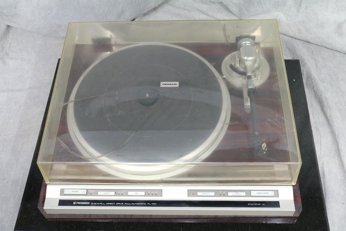 Yahoo!オークション - 【J】Pioneer PL-707 ターンテーブル レコードプ...