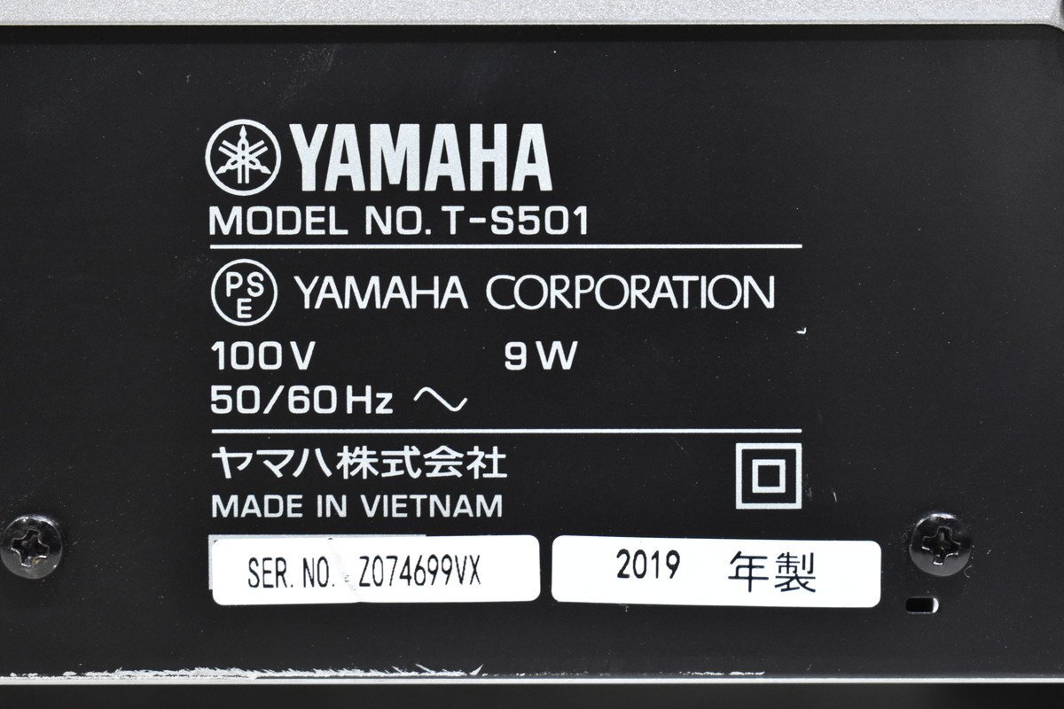 Yahoo!オークション - 【G】YAMAHA T-S501 FM/AMチューナー ヤマハ 310...