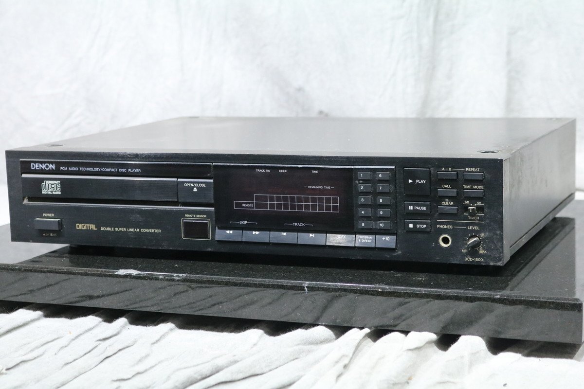 Yahoo!オークション - 【J】DENON DCD-1500 CDプレーヤー 3066251