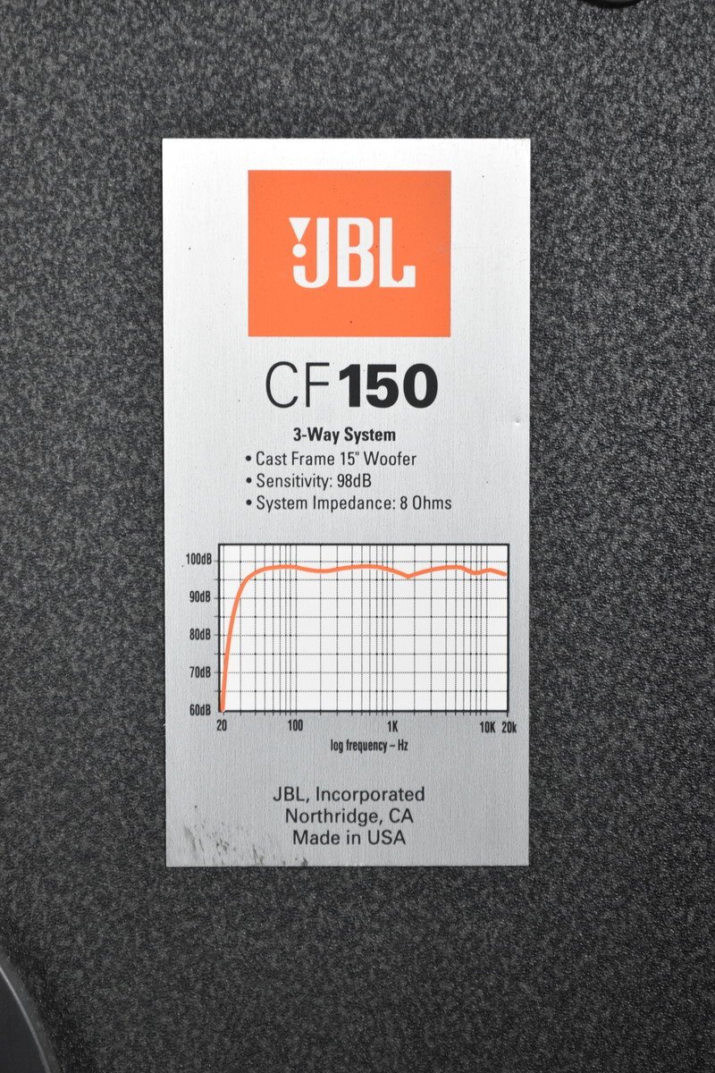 Yahoo!オークション - 【C】 JBL CF150 スピーカーペア 3056638 法人様...