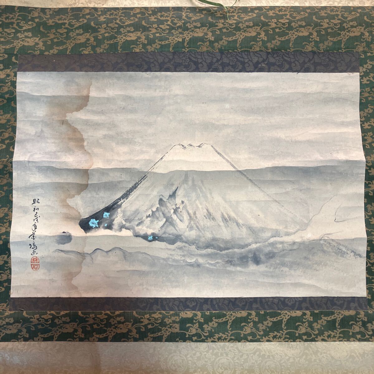 Yahoo!オークション - 【模写】掛軸 富士 紙本 箱無 同梱可能 No.3562