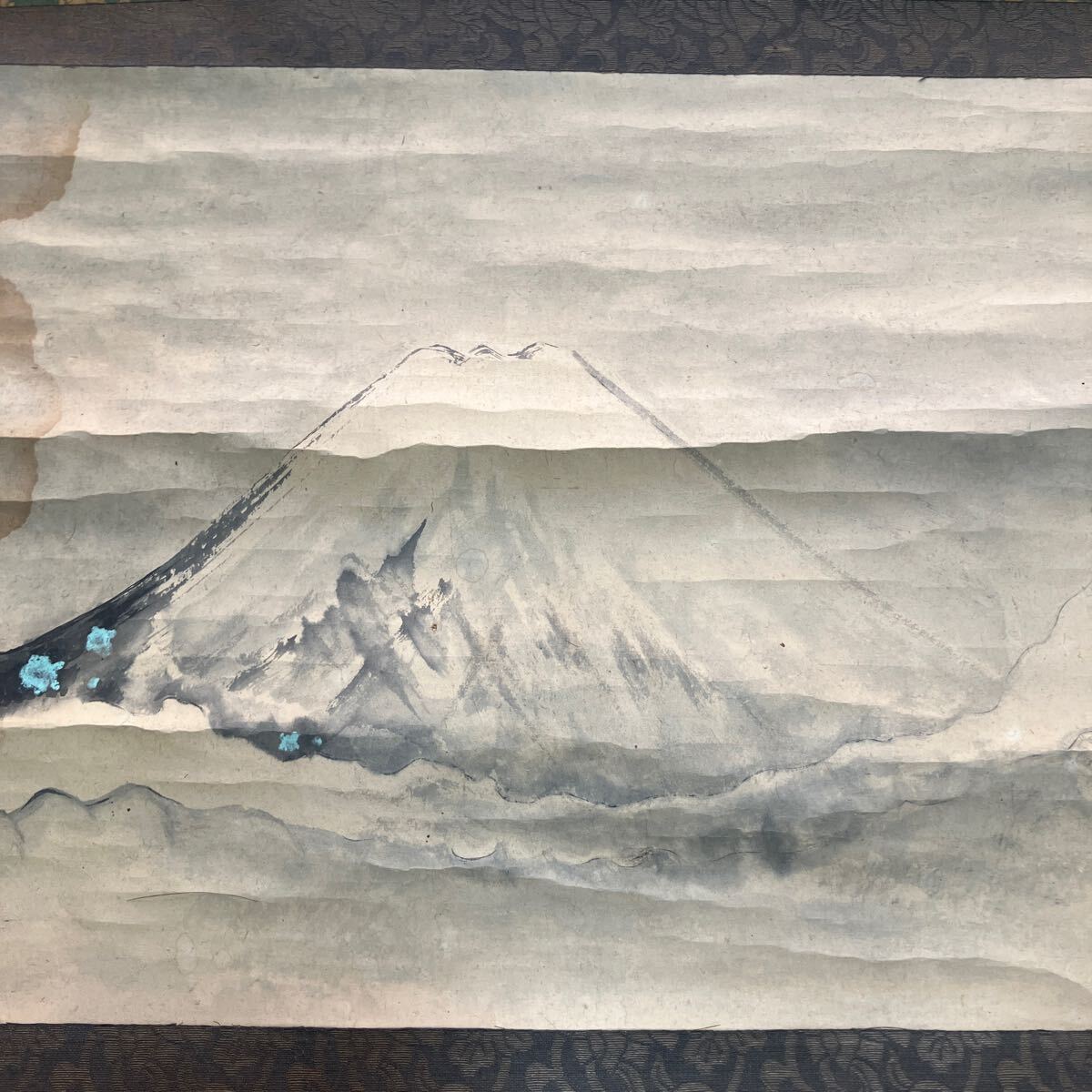 Yahoo!オークション - 【模写】掛軸 富士 紙本 箱無 同梱可能 No.3562