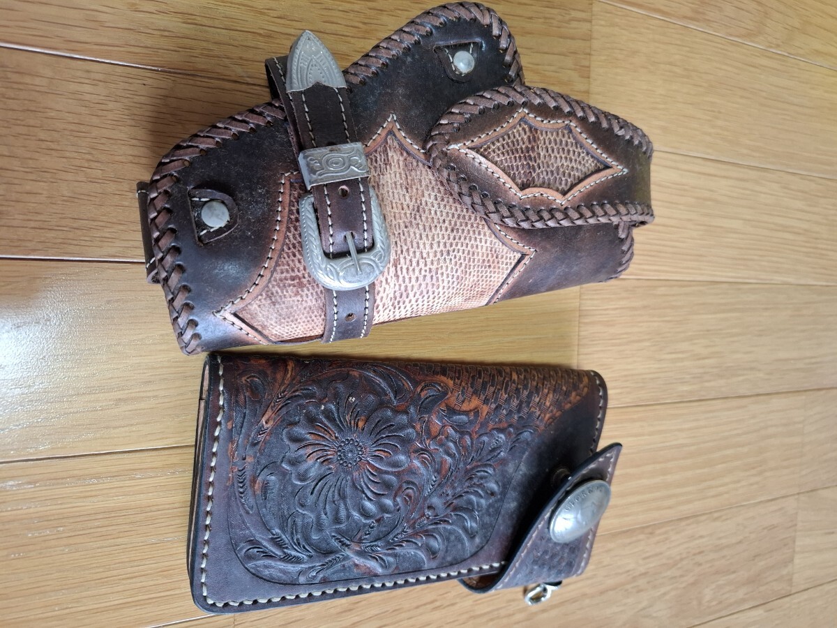 Yahoo!オークション - 未使用 レザー 本革 レザーウォレット 長財布