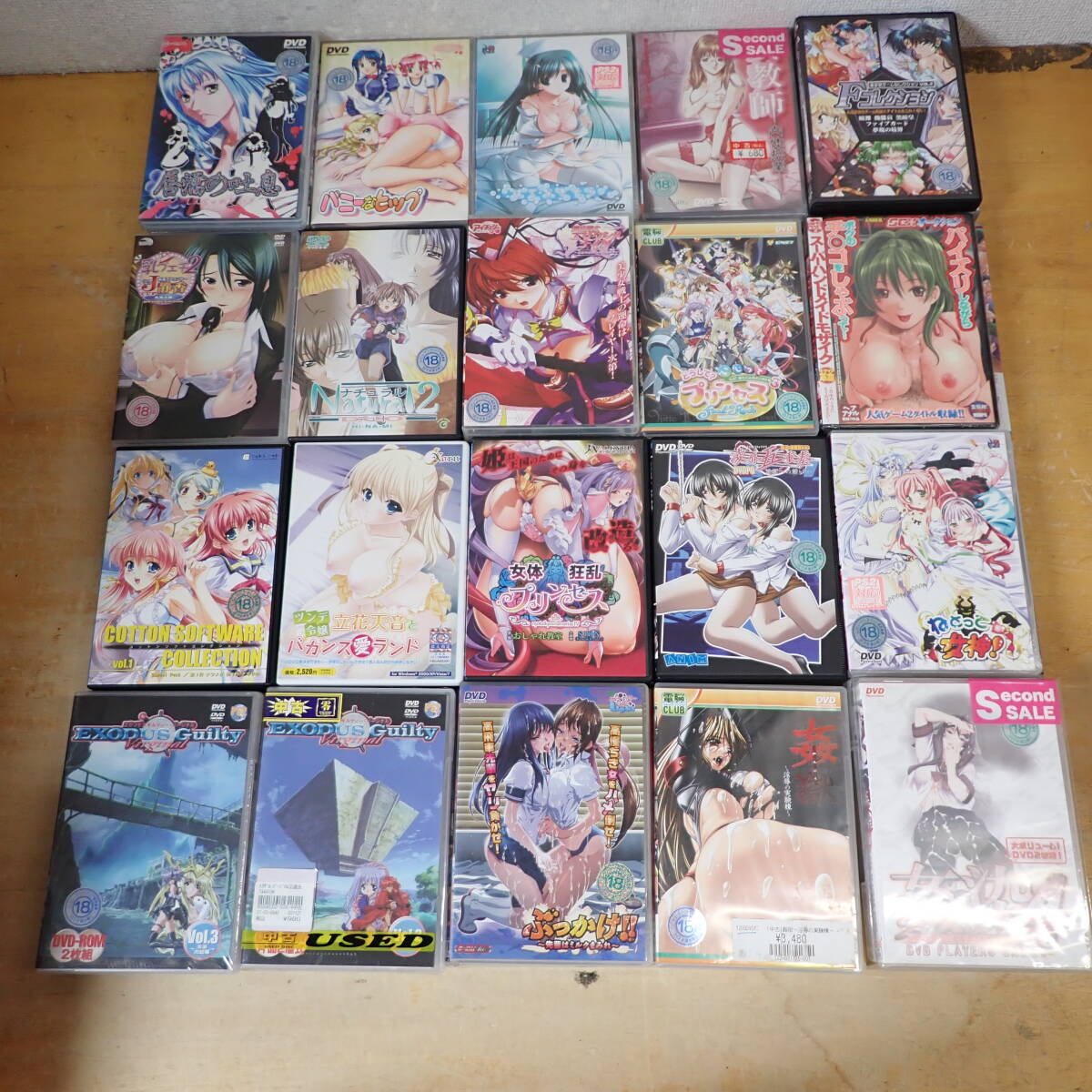 【樂淘letao】日本代購代標第一品牌－w④c アダルト アニメ DVD-PG まとめて60本セット 認証マーク有/エロゲー/DVDPG/大量/Windows/ゲーム/電脳CLUB
